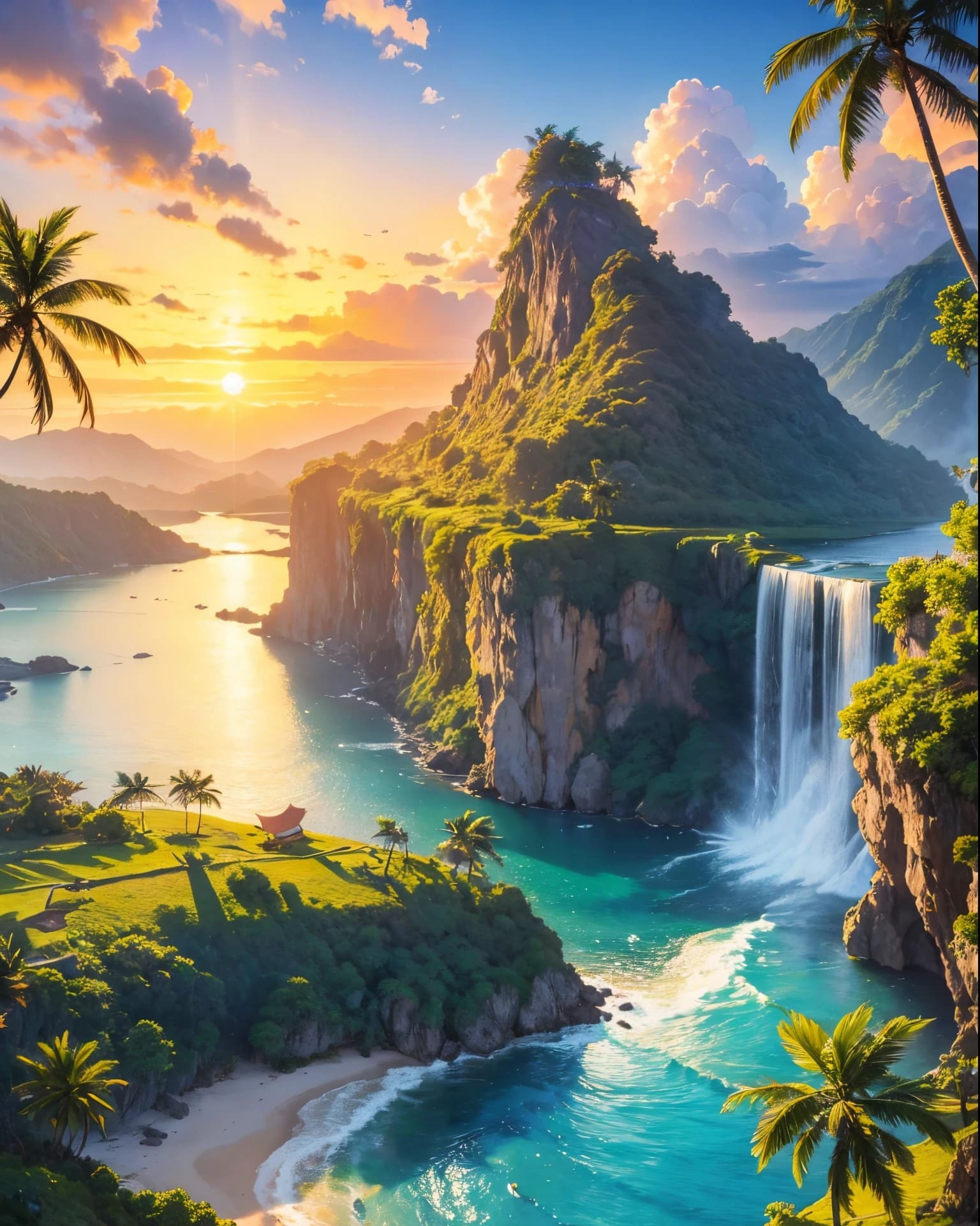 O Tesouro Escondido da Ilha do Sol - Histórias e Aventuras Infantis